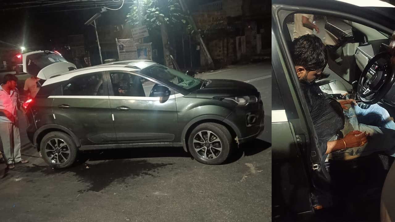 రోడ్డుపై వెళ్తూ ఒక్కసారిగా ఆగిన కారు.. ఎంతకూ కదలడం లేదు.. దగ్గరకు ...
